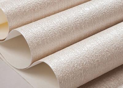 Cina Materiale amichevole eco- impresso lavabile bianco panna del vinile della carta da parati in vendita