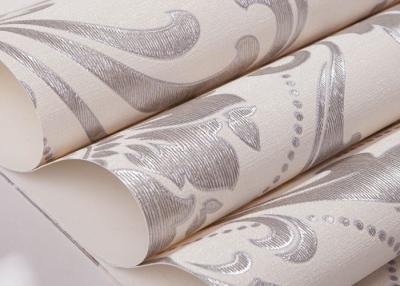 Cina Carta da parati vittoriana impressa del damasco, CE bianco panna della carta da parati del salone elencato in vendita