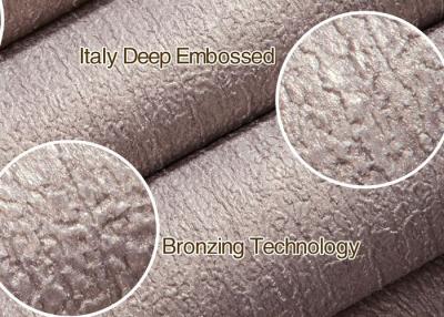 Cina Carta da parati lavabile del vinile del modello solido per la stanza studio/del salone, superficie impressa in vendita