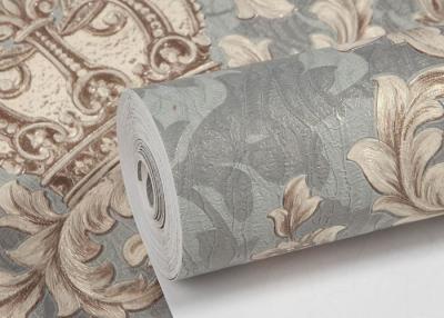 Cina Carta da parati lavabile impressa rustica del vinile, carta da parati floreale simmetrica del modello in vendita
