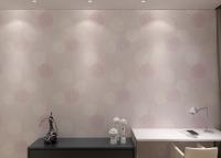 China Home Interior Bedroom Decoration Wallpaper With Hydrangea Pattern , Rustic Style for sale