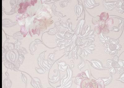 Cina Retro carta da parati d'annata smontabile con il modello floreale rosa-chiaro in vendita