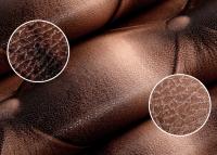China 3D Effect Embossed Vinyl Wallpaper Leather Pattern for TV Background for sale