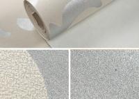 China Eco - Friendly Silver Leaf Pattern Modern Removable Wallpaper for TV Background for sale