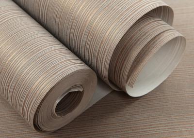 Cina La moltitudine moderna tessuta non smontabile Wallpaper il colore impresso del caffè in vendita