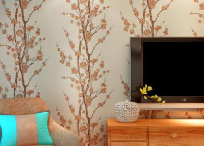 Cina Wallcovering non tessuto madreperlaceo del lusso di lustro dell'isolamento termico per lo studio della foto in vendita