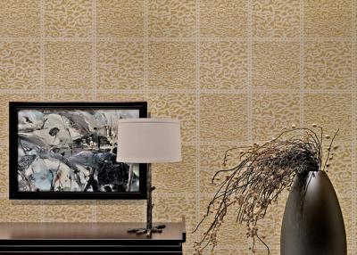 Cina Carta da parati europea non tessuta marrone chiaro di stile di Wallcovering per il salone in vendita