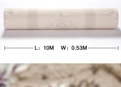 Cina Carta da parati europea impressa smontabile di stile del PVC con il modello della foglia in vendita