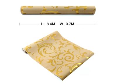 Cina Renda incombustibile la carta da parati europea non tessuta di stile Strippable con il modello di fiore, non incollato in vendita