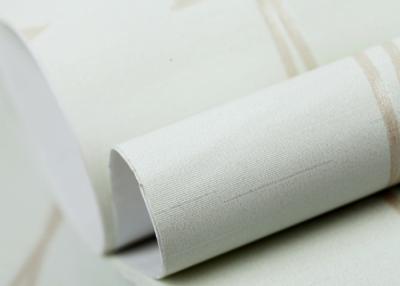 Cina Carta da parati lavabile verde chiaro del vinile con buccia e superficie impressa bastone, tipo Strippable in vendita