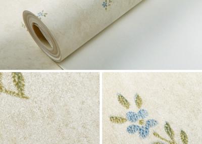 Cina Carta da parati floreale rustica non tessuta con le tecniche di superficie stampate, stile asiatico in vendita