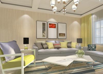 Cina Bande grige e carta da parati moderna rosa bianca per amichevole eco- della decorazione domestica in vendita