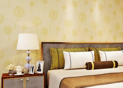 Cina Carta da parati contemporanea della camera da letto lavabile su ordinazione per la casa, anti incrinamento della carta da parati interna 3D in vendita