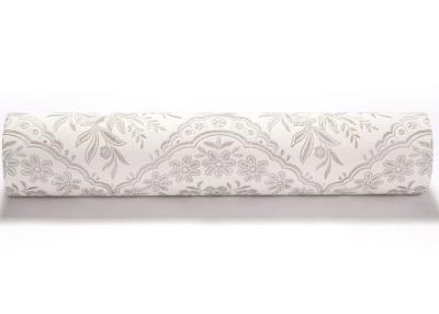 Cina Il Gray bianco ha impresso la retro carta da parati d'annata con il modello floreale simmetrico, il rotolo 0.53*10m/ in vendita