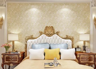 Cina Il PVC ha impresso la carta da parati domestica 3D/carta da parati floreale per le camere da letto, iso del modello del CE in vendita