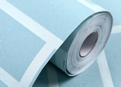 Cina Rivestimento murale autoadesivo incollato pre- blu non tessuto/carta da parati del mattone 3D, norma del CE in vendita