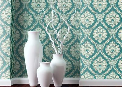 Cina Stile coreano della carta da parati domestica 1.06m classica della decorazione con il modello di Damsk, Eco amichevole in vendita