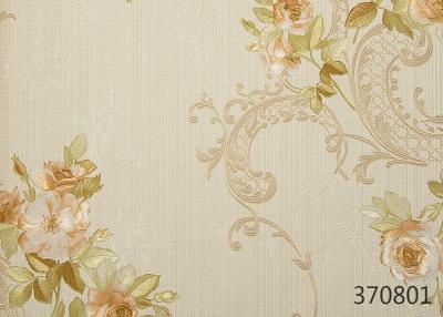 Cina Carta da parati impressa vinile moderno di stile per la decorazione del ristorante, modello floreale in vendita