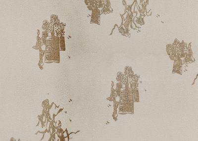 Cina Bronzare carta da parati smontabile moderna con la crepa naturale delle terraglie in vendita