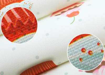 Cina Il bianco ha impresso il modello non tessuto del dolce della carta da parati della camera da letto dei bambini a prova di fuoco in vendita