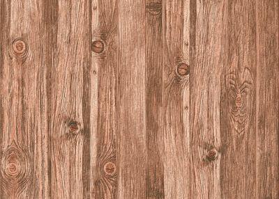 Cina Il retro legno 3D si dirige la famiglia della carta da parati 0.53*10m/rotolo, non incollato in vendita