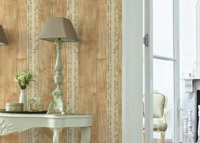 Cina Impermeabilizzi la decorazione europea della casa della carta da parati di stile per il salone, ciottolo/modello di legno del grano in vendita