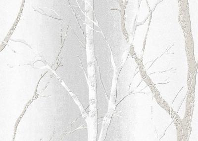 Cina Carta da parati a strisce contemporanea della decorazione della stamperia dell'albero con il materiale del PVC in vendita