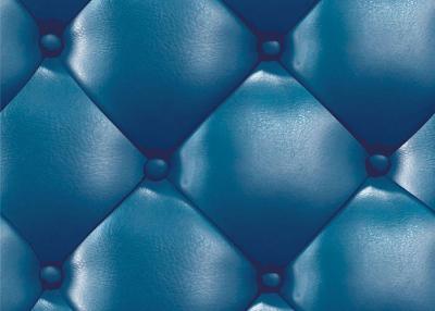 China Diamante conciso que imprime resistente de umidade das cobertas de parede do couro de Inmitation à venda