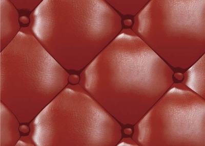 China Diamante conciso que imprime resistente de umidade das cobertas de parede do couro de Inmitation à venda