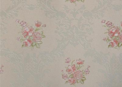 Cina Damasco dei fiori che stampa la carta da parati concisa 0.53*9.5M di stile di paese europeo in vendita