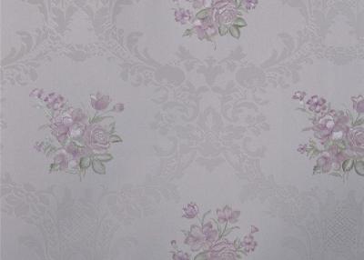 Cina Damasco dei fiori che stampa la carta da parati concisa 0.53*9.5M di stile di paese europeo in vendita