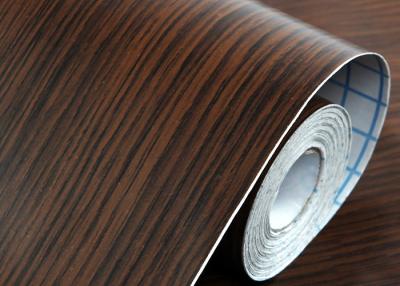 Cina Carta da parati autoadesiva materiale del PVC di colore d'imitazione della noce con la dimensione di 0.45*10M in vendita