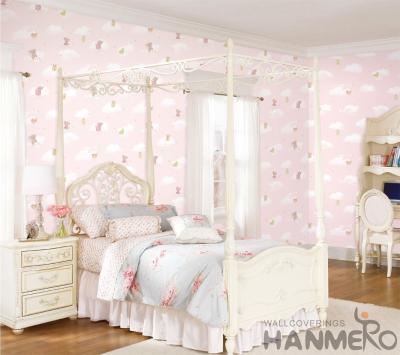 Cina Fabbrica cinese di Wallcovering del PVC della carta da parati della stanza di bambini della famiglia del fumetto dell'elefante moderna in vendita