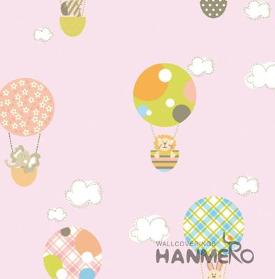 Cina Carta da parati blu di progettazione di Catoon di colore della fabbrica dell'interno dei bambini della stanza di rosa cinese di Wallcovering in vendita