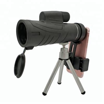 China Poder superior da longa distância do telescópio 12x50 do monocular do telefone celular de prisma Bak4 à venda