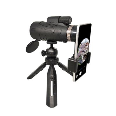 China 12x50 Telescoop van de hoge Machts de Mobiele Telefoon Éénogige Bak4 met Driepoothouder Te koop