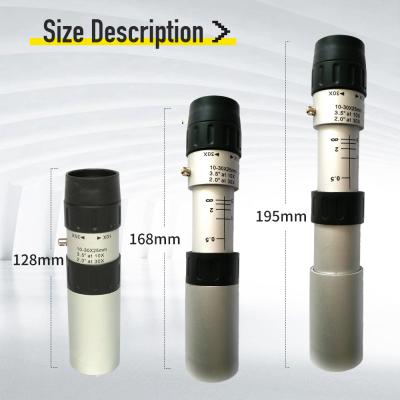 Cina Zoom monoculare tenuto in mano universale del telescopio 10-30X25 HD in vendita