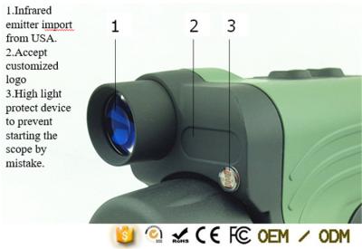 Cina cannocchiale impermeabile di visione notturna di Ir della lunga autonomia di 2X24 4x50 6x30 con la video funzione in vendita