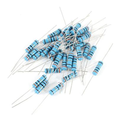 China 1/8W 1/6W 1/4W 1W 1WS  Precision Metal Carbon Film Fixed Resistors for Electronic Components for sale