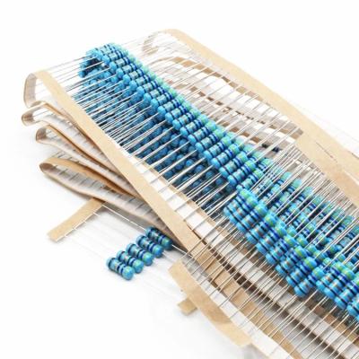 China 1/8W 1/6W 1/4W 1W 1WS  Precision Metal Carbon Film Fixed Resistors for Electronic Components for sale