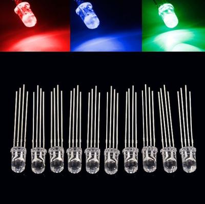 China LED lamp beads light-emitting diode F3 F5 straight plug bulb component indicator for sale