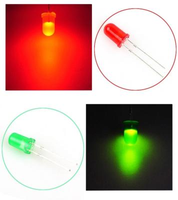 China LED lamp beads light-emitting diode F3 F5 straight plug bulb component indicator for sale