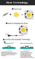 China Warm White Driverless Led Module 30W LED Chip For Down Light Spotlight for sale