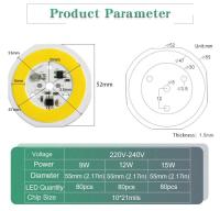 China 15w 220v Ac Cob Led Raw Material Driverless Led Chip For E27 A60 A70 A80 for sale