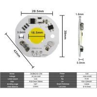 China Surge Protection Smart LED Module Driverless High Brightness 12W LED Chip for sale