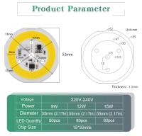 China Smart IC COB LED Chip Module Driverless 1400K For E27 A60 A70 LED Bulb for sale