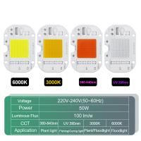 China 220V UV LED Module Reliable Consistent Cob Led 50w For Rple Light Sterilization for sale