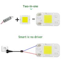 China Driverless Cob Led Chip 50W No Need Driver LED Lamp Module for sale