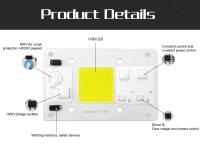 China 110V Solderless High Power Cob Led 80W High Luminous Efficiency for sale