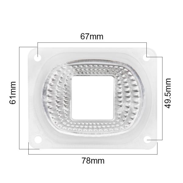 DIY COB Dimming Cob LED Chip Lens Reflector For 20W 30W 50W Spotlight